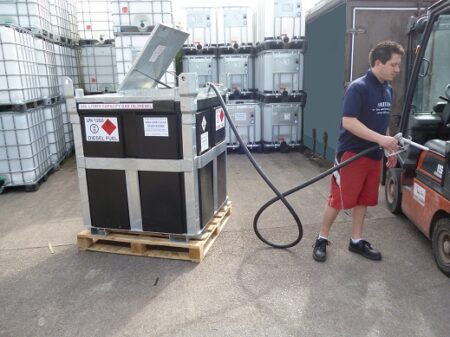 IBC Tank - 950 litre new, diesel fuel station | Smiths of the Forest of ...