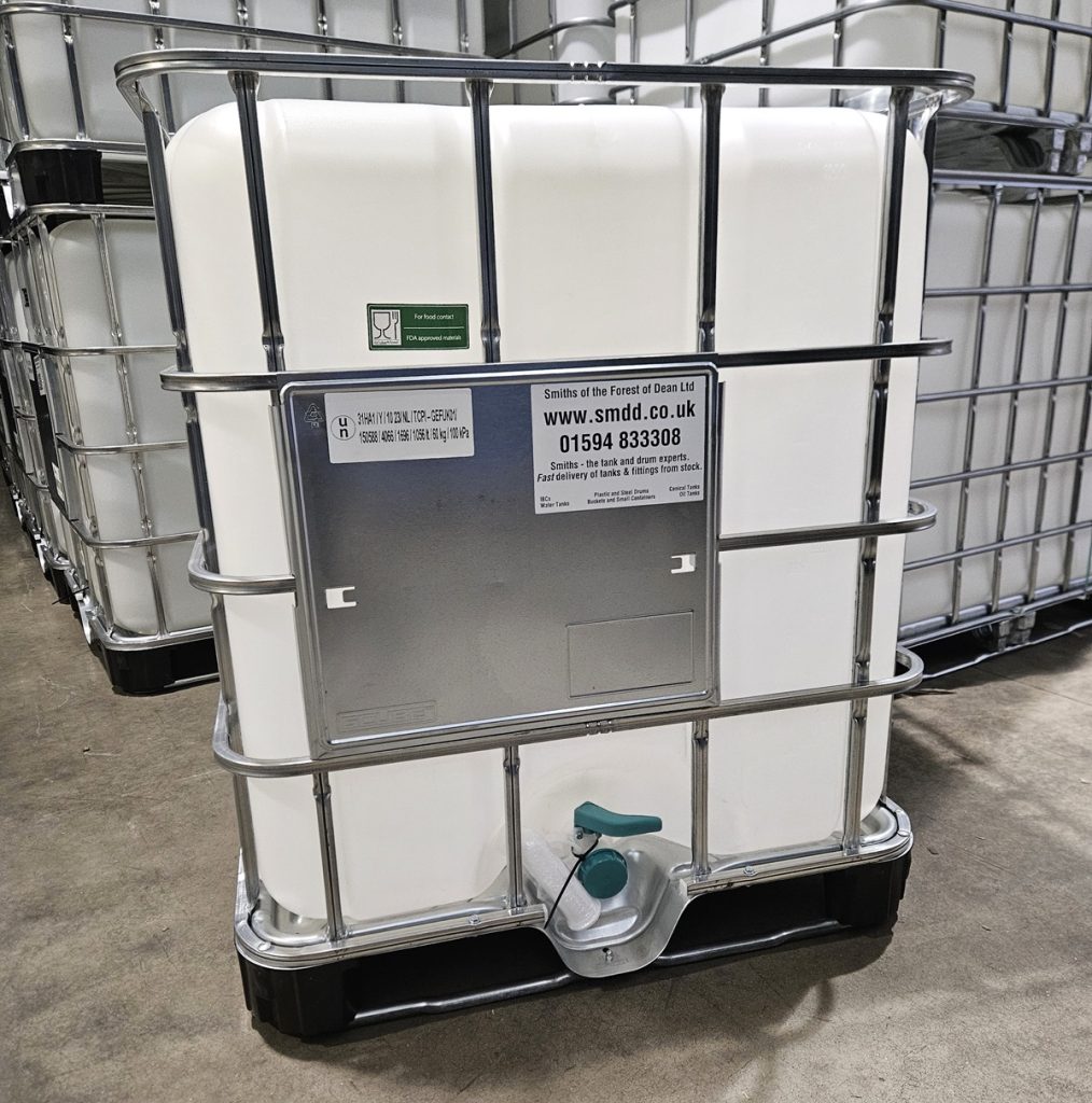 1000 Litre IBC Tank | Hybrid Pallet | Food Grade