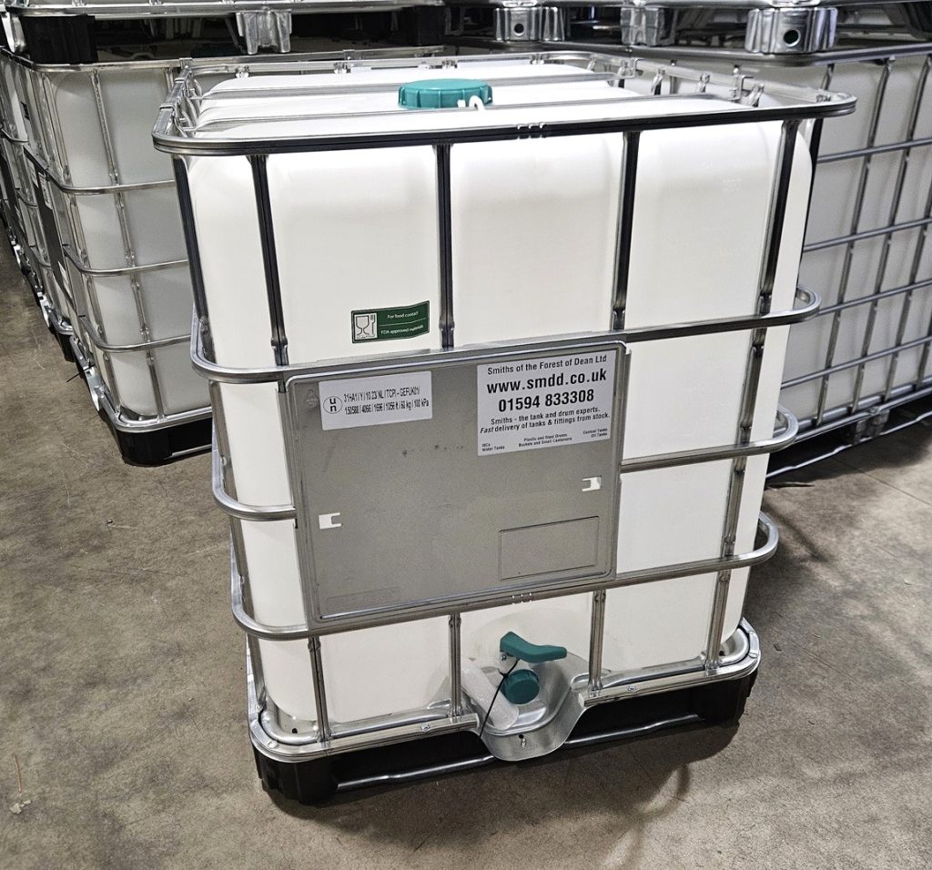 1000 Litre IBC Tank | Hybrid Pallet | Food Grade
